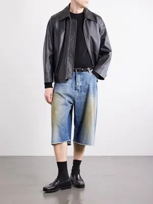 424 Wide-leg Denim Shorts