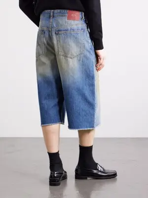 424 Wide-leg Denim Shorts