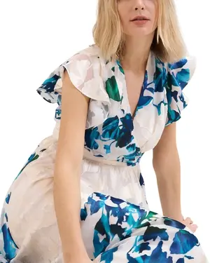 PHASE EIGHT Liana Burnout Floral Maxi Dress