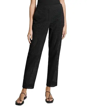 Women's Eyelet Embroidered Pants