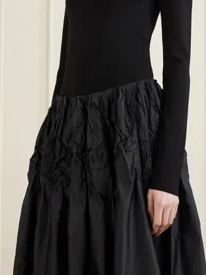 KALLMEYER Linden Crinkled Taffeta Maxi Skirt