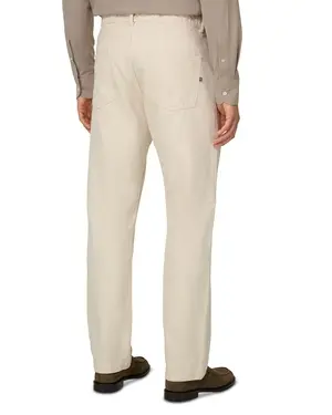 Boggi Milano Straight Fit 5-pocket Jeans - Cream