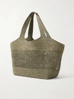 Saint Laurent Icare Maxi Raffia Tote