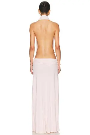 AYA MUSE Ione Halterneck Maxi Dress