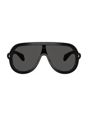 Moncler Sunsette Aviator Sunglasses - Black