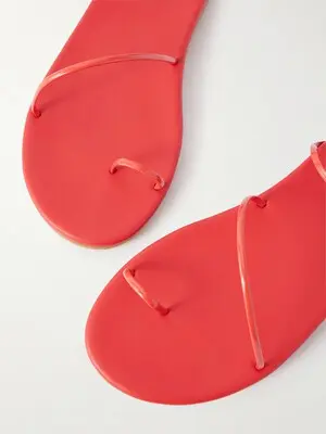 ANCIENT GREEK SANDALS Kansiz Leather Sandals - Red