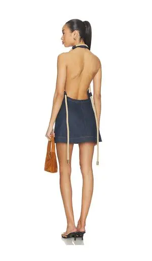 Monse Rope A-line Mini Dress