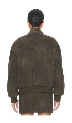 LAMARQUE Trevanna Suede Jacket - Brown