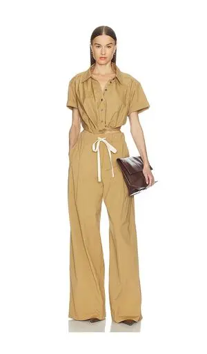 A.L.C. Lily" Ruched Poplin Button-down Shirt