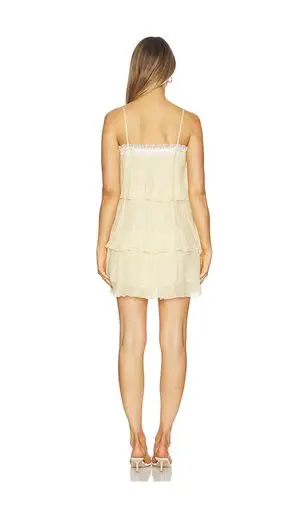 LoveShackFancy Cedra Dress - Yellow
