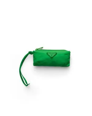 Prada Foldable Re-nylon Pouch - Emerald