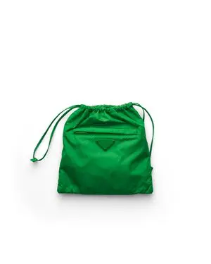 Prada Foldable Re-nylon Pouch - Emerald