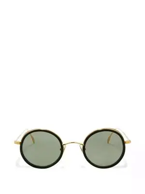 Ermanno Scervino X L.g.r Round-frame Sunglasses - Black