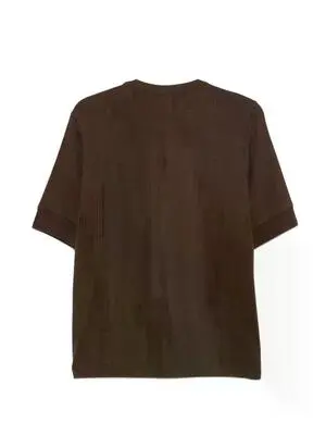 CDLP Ribbed-knit T-shirt - Brown