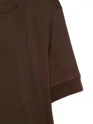 CDLP Ribbed-knit T-shirt - Brown