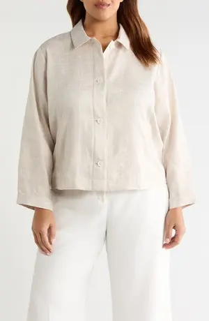 Eileen Fisher Spread Collar Jackets For Women