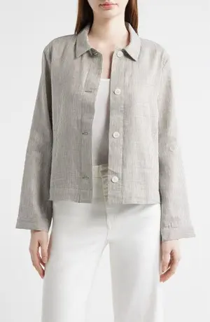 Eileen Fisher Button Detailed Jackets For Women