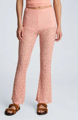 KENNETH COLE Lace Pull-on Pants - Soft Peach