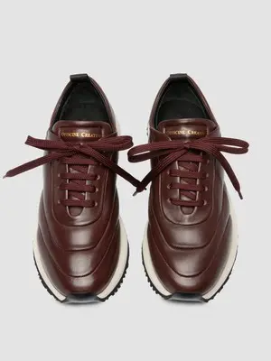 Officine Creative Solstice 101 Leather Running Sneakers - Red
