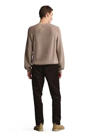 Naadam Cotton Fisherman Raglan Crewneck Sweater
