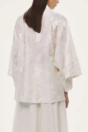 NOCTURNE Textured Jacquard Robe