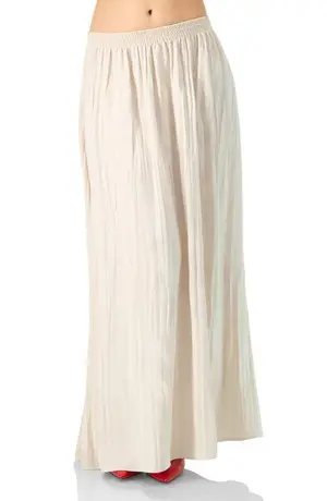 IVONNE Wide Midi Skirt With Slit
