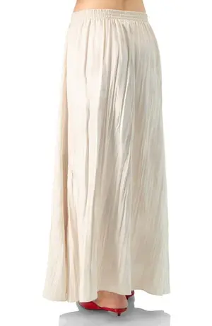 IVONNE Wide Midi Skirt With Slit
