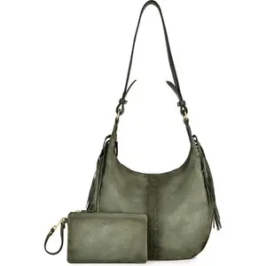 OLD TREND Hydrangea Large Vintage Ombre Shoulder Bag - Pastel Mint