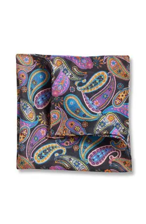 BEAU TIES OF VERMONT Lesley Lane Silk Pocket Square - None
