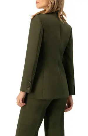 IVONNE Single-breasted Blazer With Front Flap Pockets