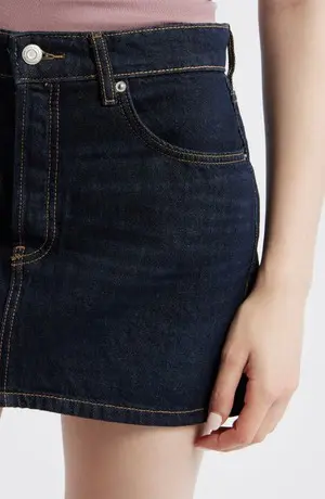 Mango Madior Denim Mini Skirt