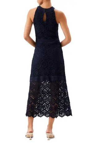 Fifteen Twenty Londyn Crochet Midi Dress