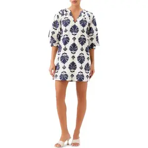 Fifteen Twenty Brianne Lantern Sleeve Shift Dress