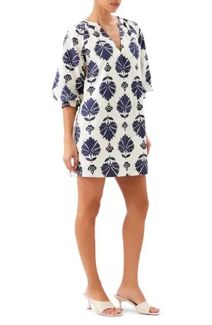 Fifteen Twenty Brianne Lantern Sleeve Shift Dress