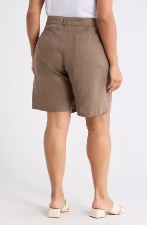 Eileen Fisher Organic Linen Walking Shorts