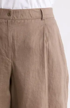 Eileen Fisher Organic Linen Walking Shorts