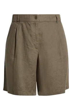 Eileen Fisher Organic Linen Walking Shorts