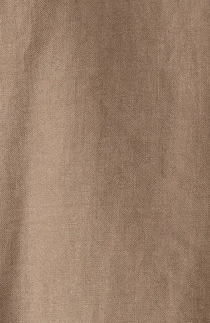 Eileen Fisher Stand Collar Linen Jacket - Walnut