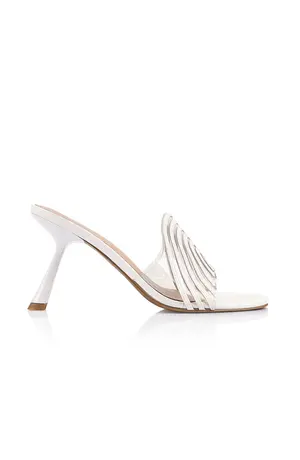 LANA WILKINSON Farrah Stiletto Sandal - White