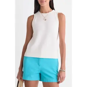 Vineyard Vines Stripe Sweater Tank - White Cap