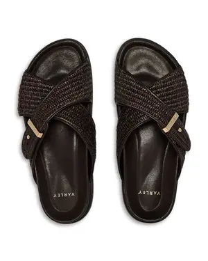 Varley Esla Slide Sandals - Ebony