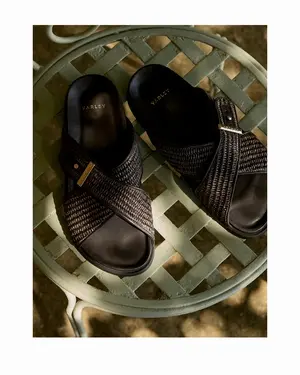 Varley Esla Slide Sandals - Ebony