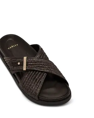 Varley Esla Slide Sandals - Ebony