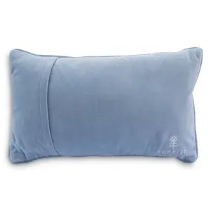 FURBISH Spill The Tea Needlepoint Pillow, 15 X 9