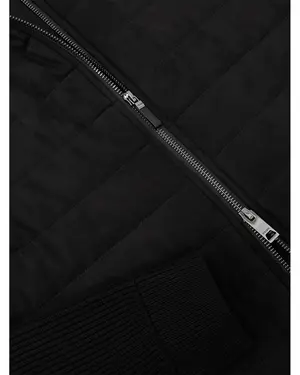 REISS Bram Zip Through Funnel Jacket - Black