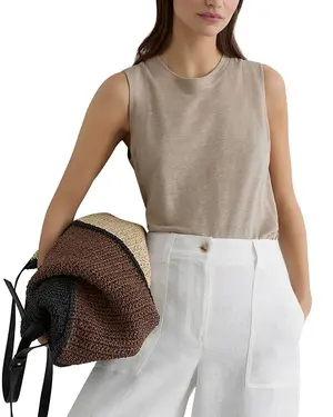 REISS Amy Linen Vest