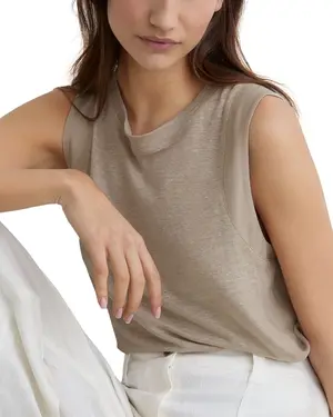 REISS Amy Linen Vest