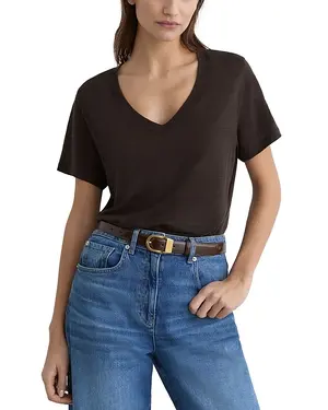 REISS Lola Tee - Chocolate