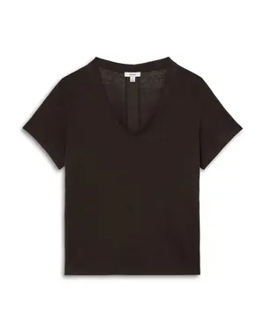REISS Lola Tee - Chocolate