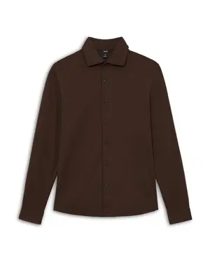 REISS Slim Fit Shirt - Brown